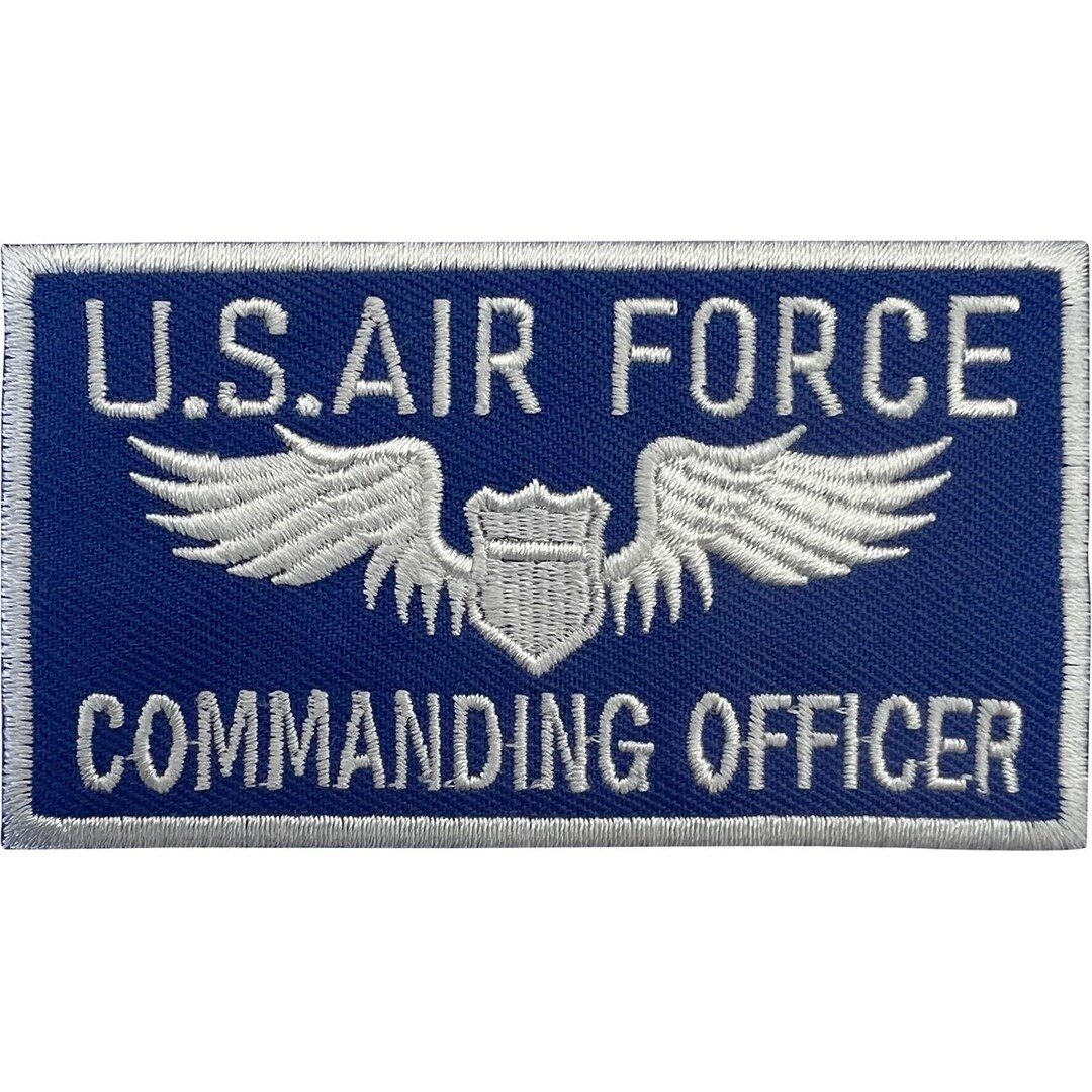US Air Force Commanding Officer Patch Iron Sew on United States ...