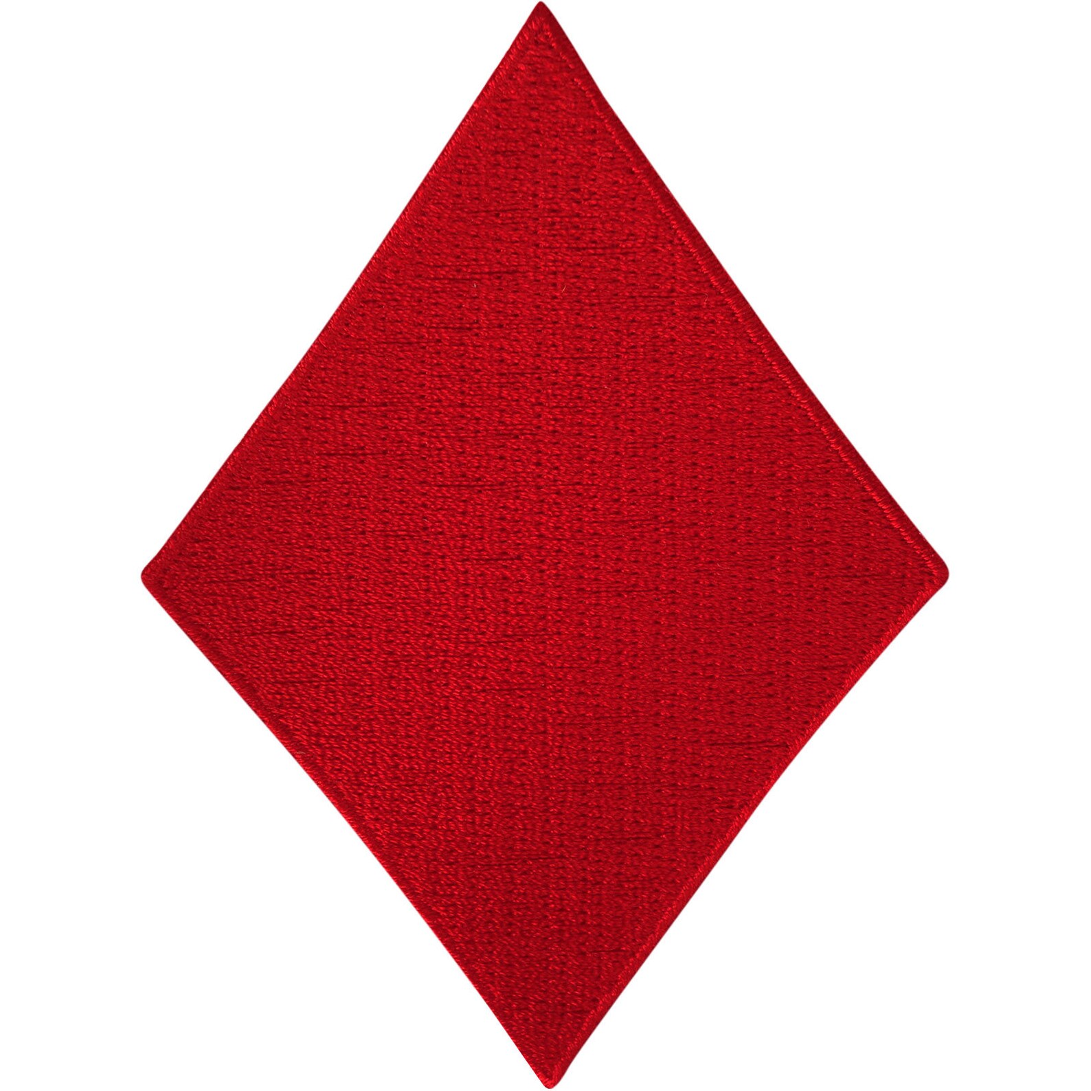 Red Diamond Patch Iron Sew on Clothes Bag Poker Playing Cards ...