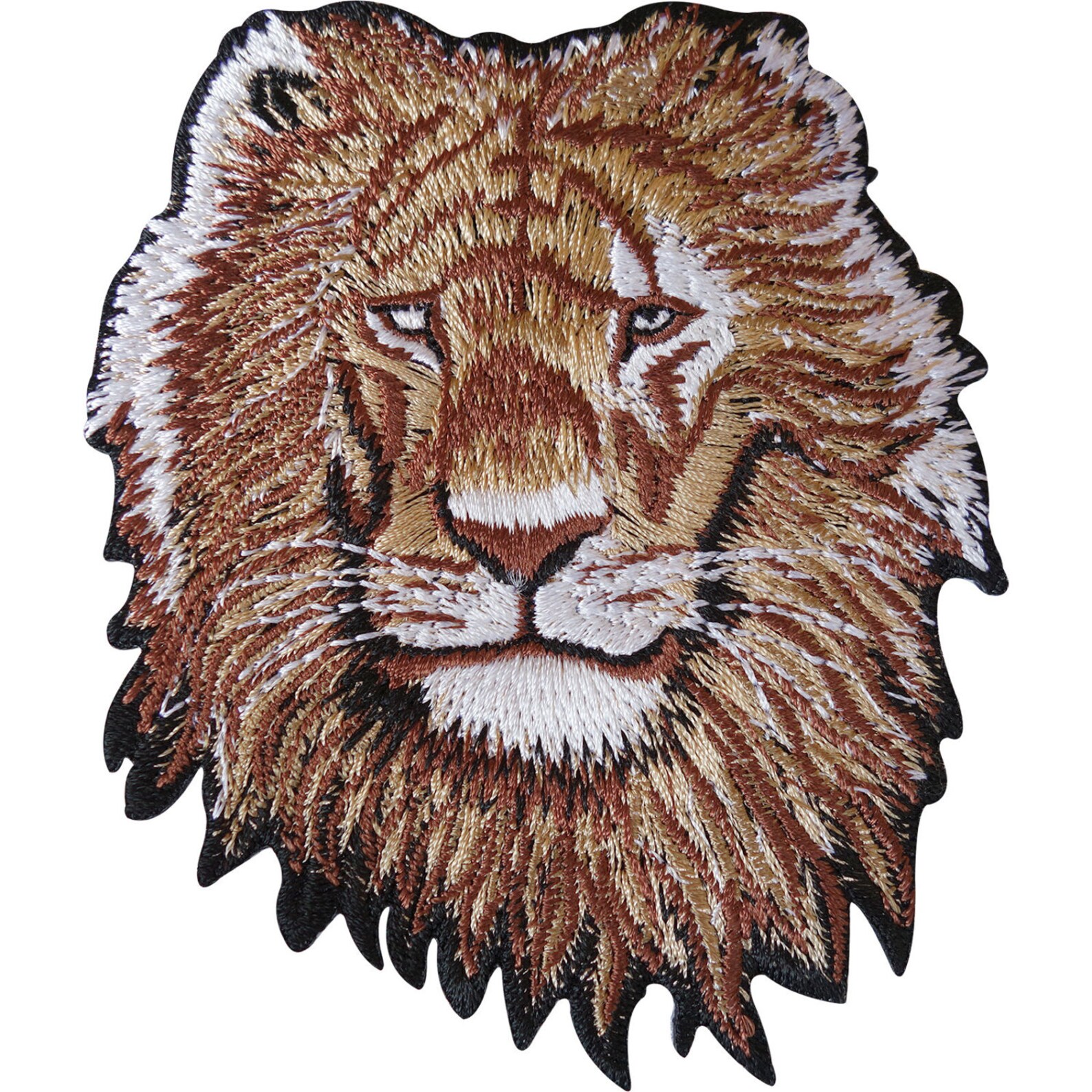 Iron on Lion Patch / Sew on Embroidered Badge for Cloth Jacket Jeans ...