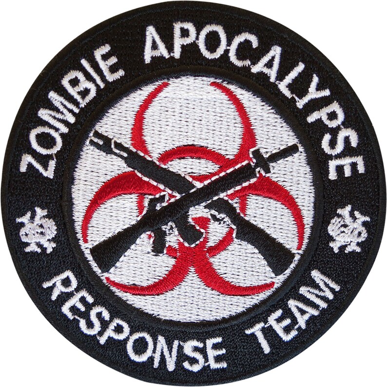 Zombie Apocalypse Response Team Embroidered Patch Badge Iron on / Sew on Clothes - Etsy