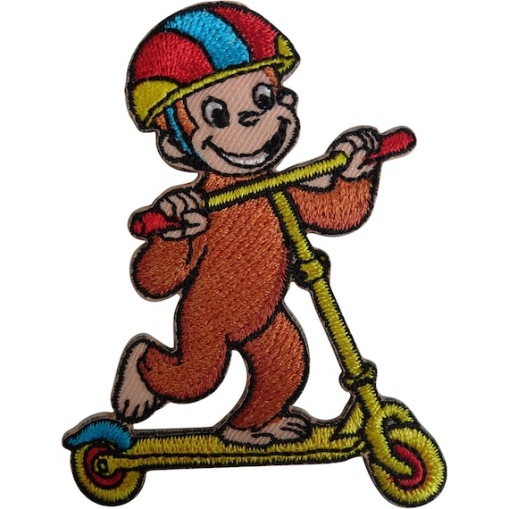 Curious George the Monkey Patch Embroidered Badge Iron Sew on - Etsy Canada