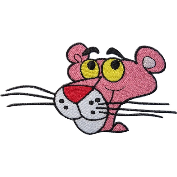 The Pink Panther Patch Embroidered Badge Iron Sew on Clothes - Etsy