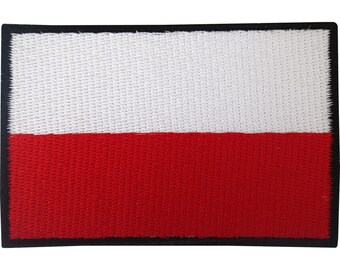 Poland Flag Embroidered Patch - Etsy