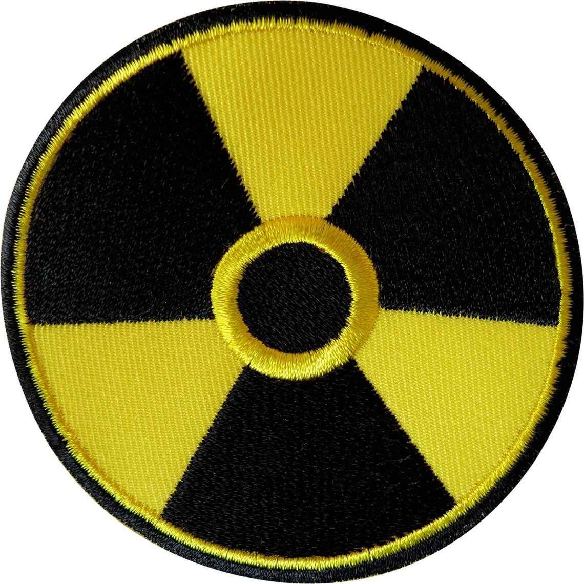 Radioactive Patch Iron Sew on Badge Warning Danger Radiation | Etsy