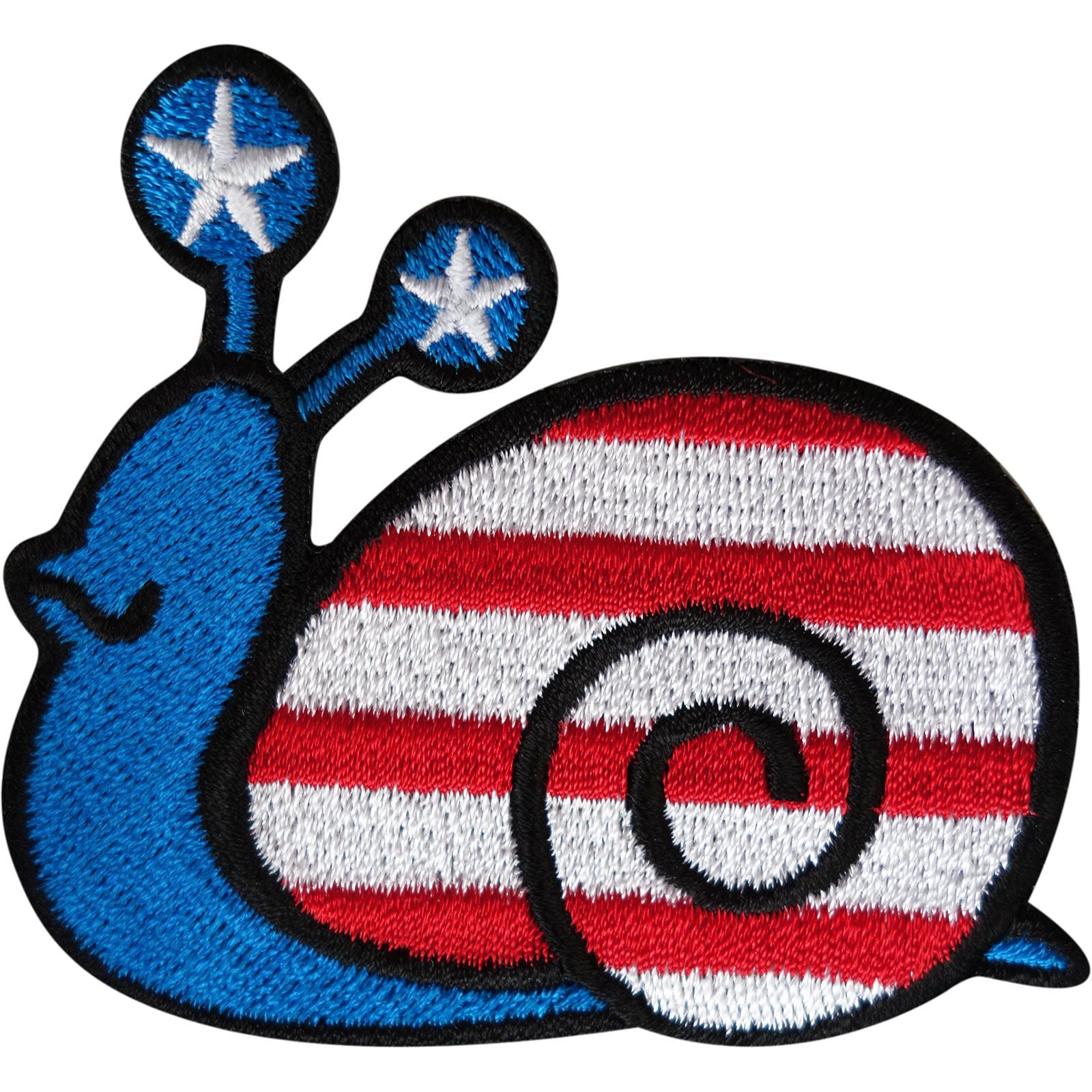 Snail Patch Iron Sew On USA Flag American United States of | Etsy