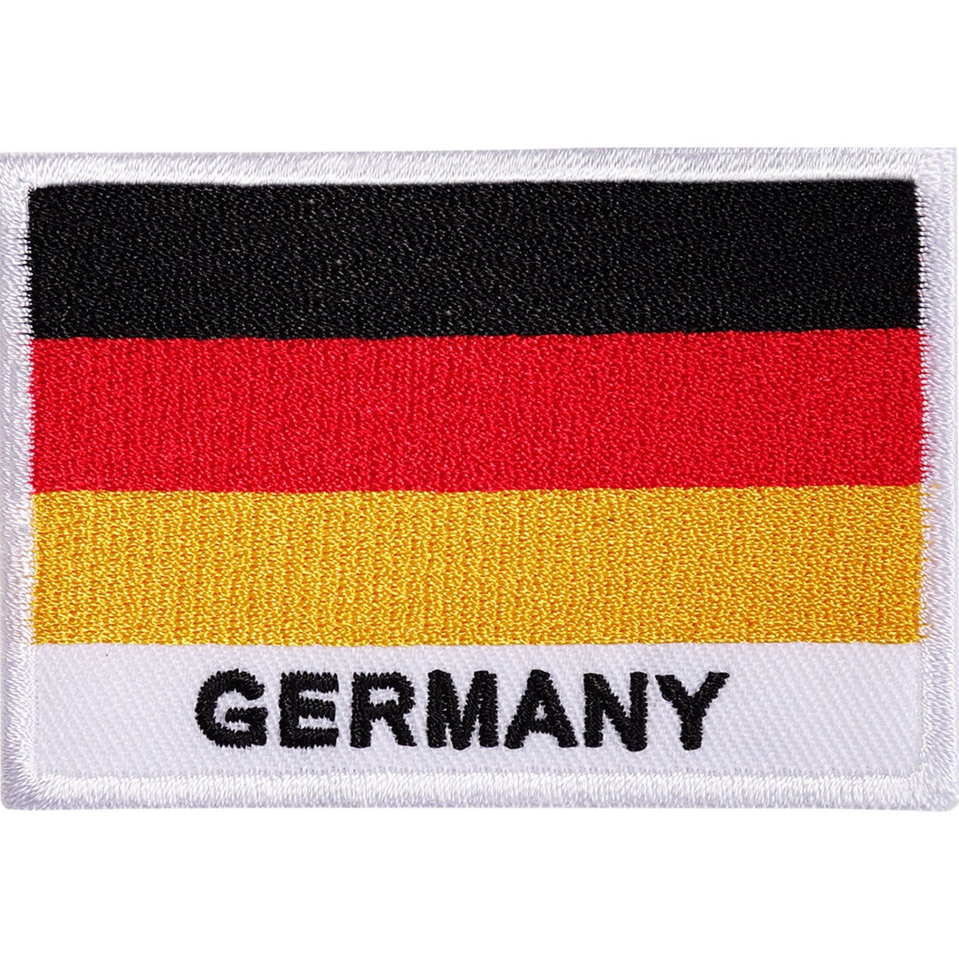 Germany Flag Embroidered Iron / Sew on Patch Deutschland German Shirt ...
