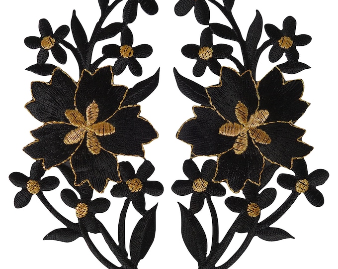 Moks75p 2 Pieces Set Spikelets, Hops, Birch Embroidered Patches - Etsy