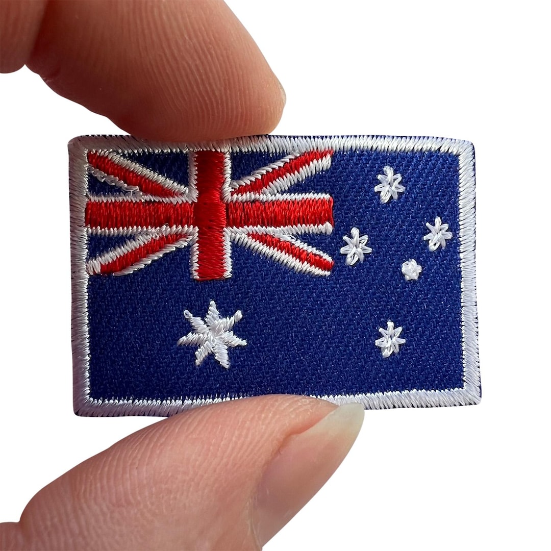 Mini Australia Flag Patch Iron Sew on Clothes Small Australian ...