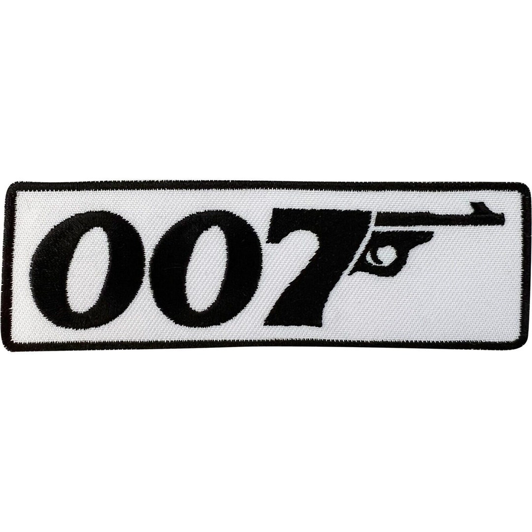 007 Patch Iron Sew on Clothes James Bond Fancy Dress Costume Embroidered Badge - Etsy