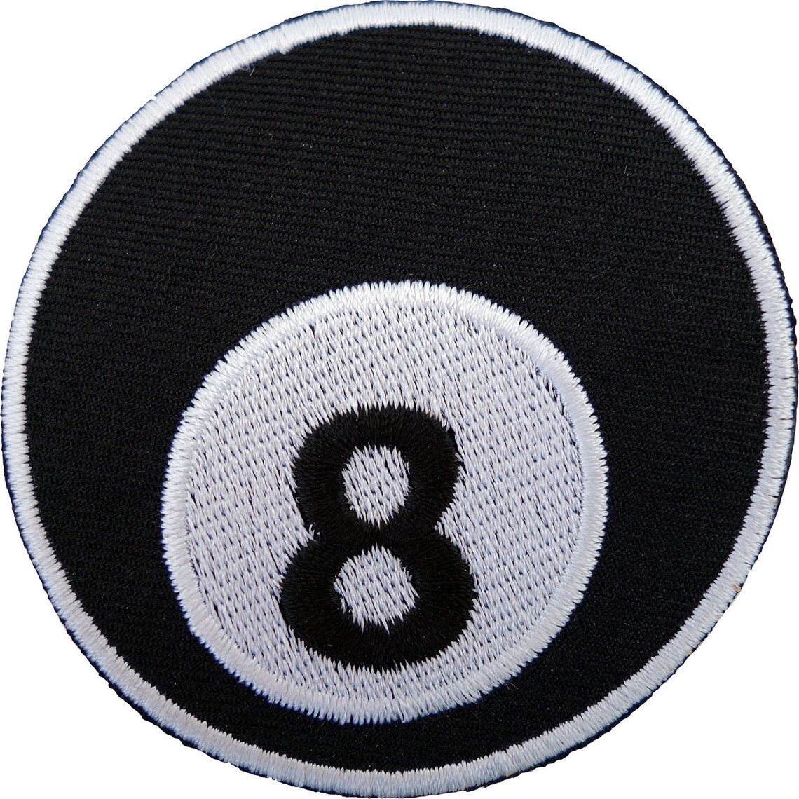 8 Ball Patch Snooker Pool Billiards T Shirt Jeans Sew Iron on ...