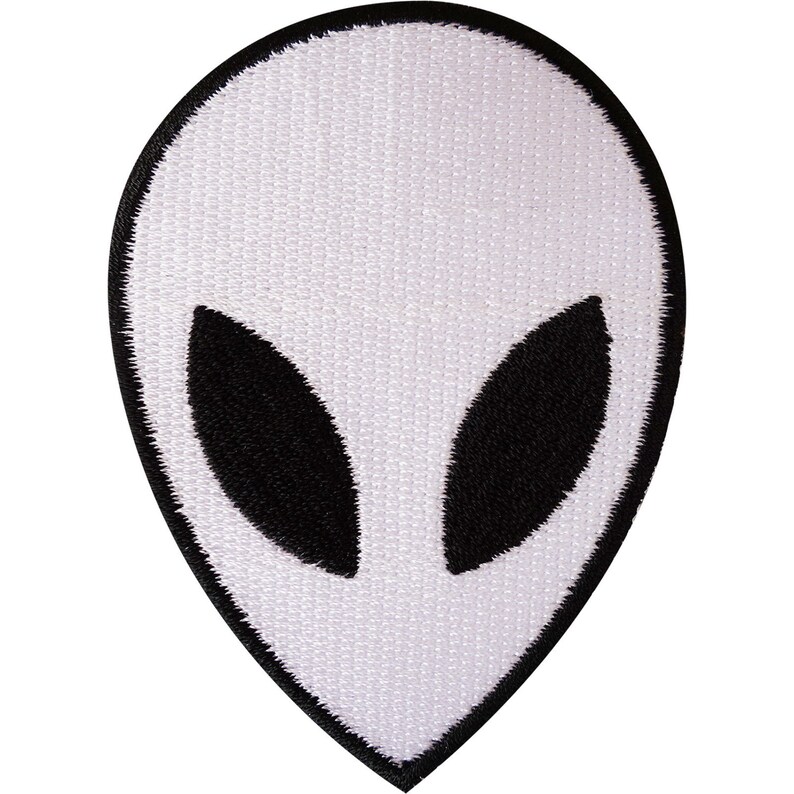 Alien Iron on Patch / Sew on Clothes Bag Jacket NASA Space UFO | Etsy