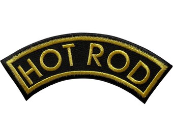 Hot Rod Embroidery Patch - Etsy