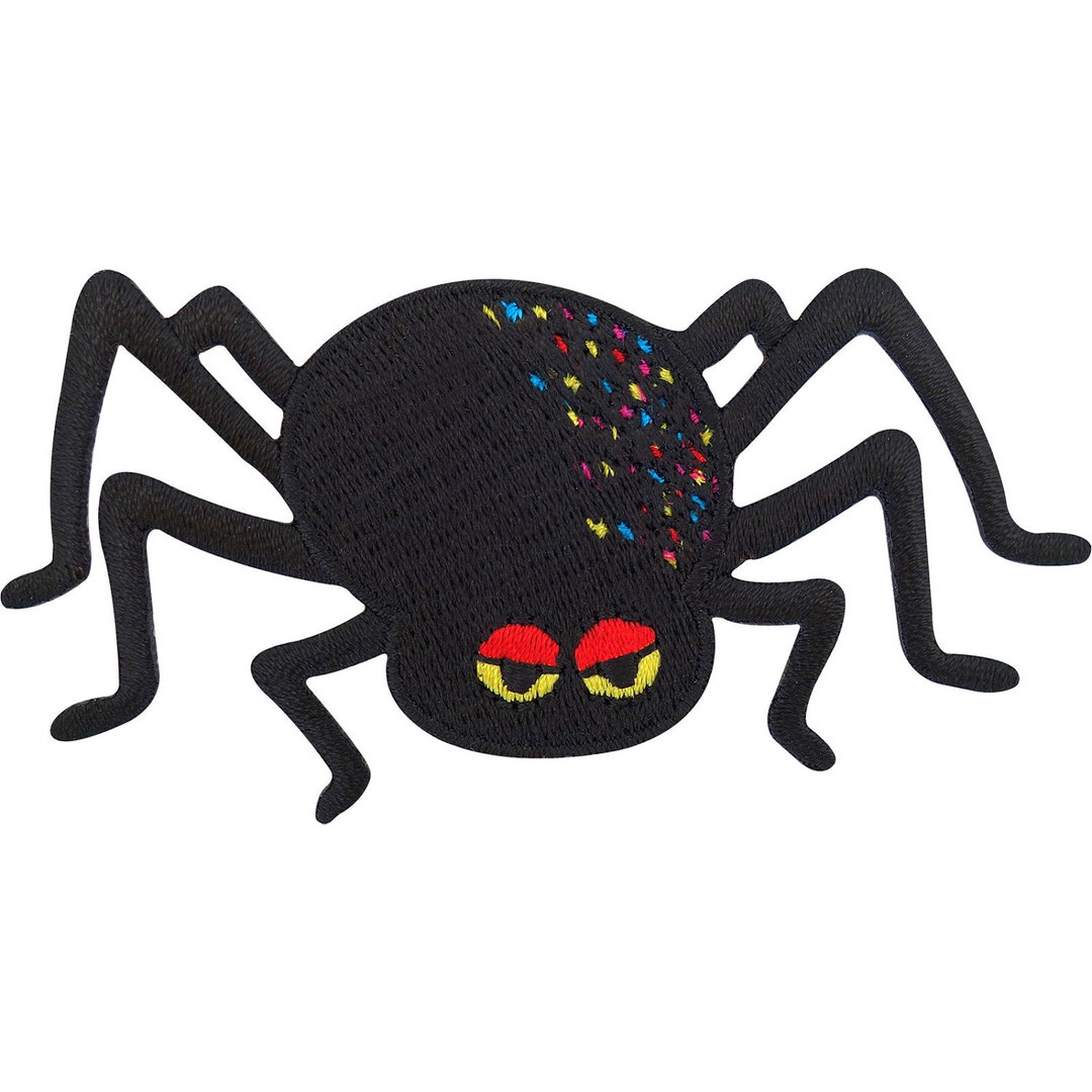 Spider Patch Iron on Badge / Sew on Cloth Embroidered Applique ...