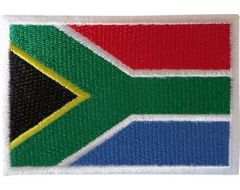 South Africa Flag Embroidered Patch - Etsy