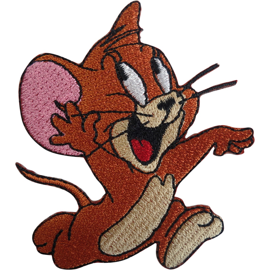 Jerry Patch From Tom and Jerry Iron Sew on Embroidered Badge - Etsy