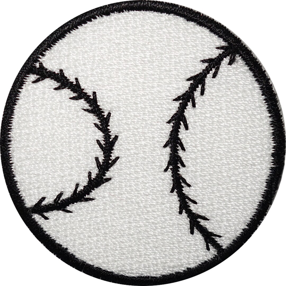 Baseball Iron on Patch Sew on Clothes Shirt Jacket Cap Jersey ...