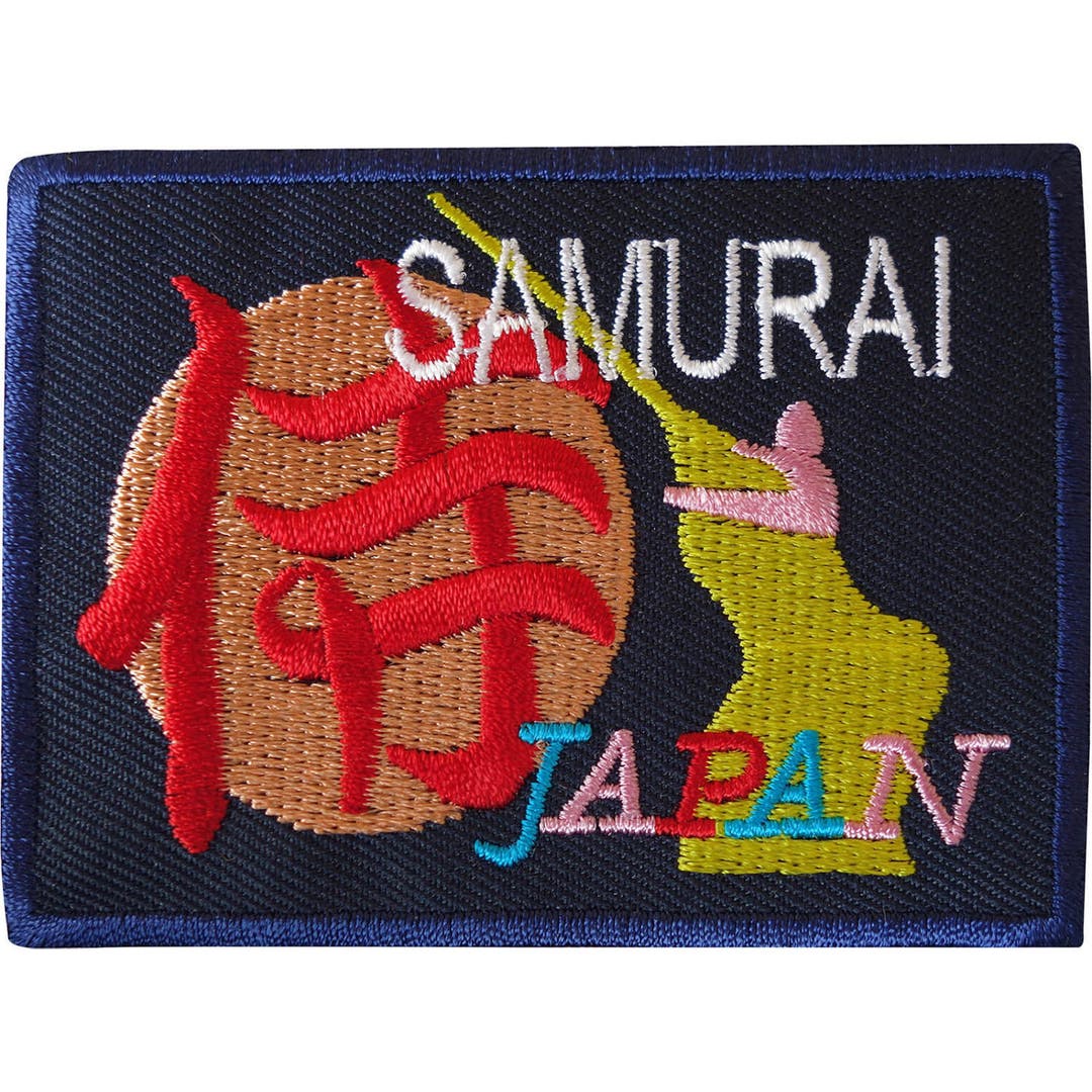 Japan Iron on Samurai Patch Sew on Clothes Bag Japanese Martial Arts ...