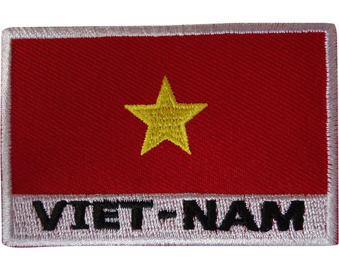 Vietnam Flag Iron on Heat Transfer Vinyl HTV / Socialist Republic of ...