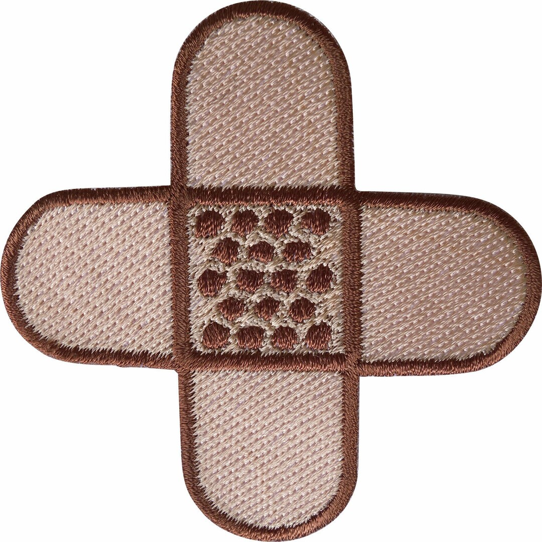 Plaster Patch Iron Sew on First Aid Crafts Embroidered Badge Embroidery ...