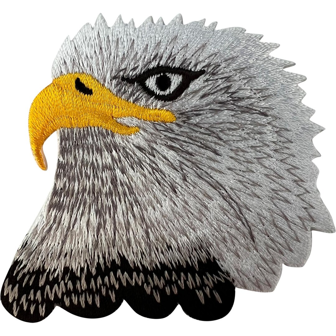 America Bald Eagle Patch Iron Sew on Clothes Bag Bird of Prey ...