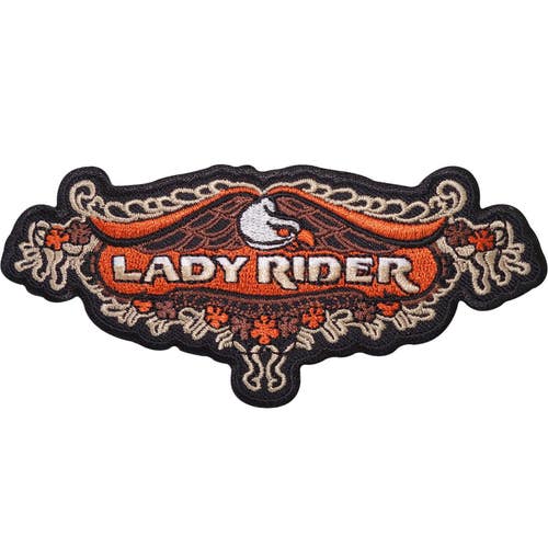 Embroidered Lady Rider Iron on Patch Biker Patch Motorcycle - Etsy