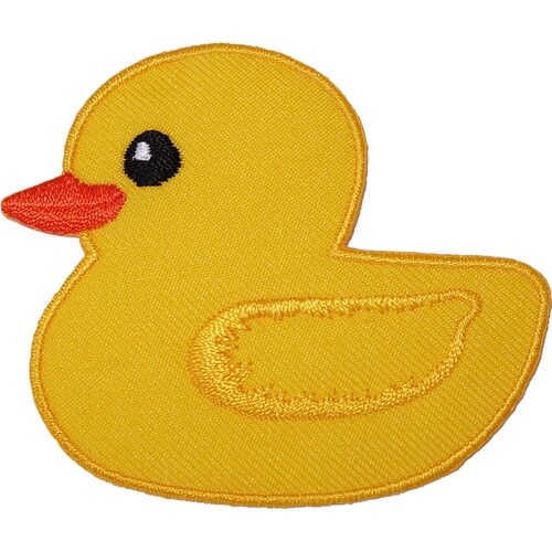Yellow Duck Embroidered Iron / Sew on Patch Jacket Coat T - Etsy