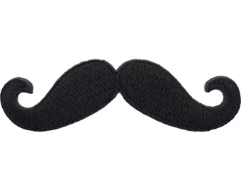 Mustache Patch - Etsy