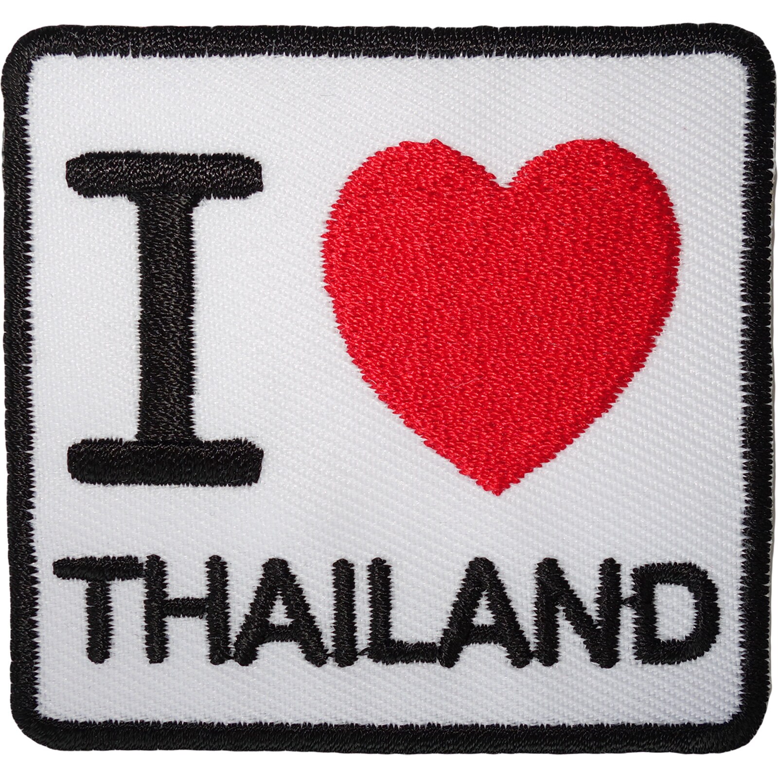 I Love Thailand Patch Iron On Sew On Clothes Embroidered Badge | Etsy