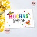 Mexican Fiesta Thank You Cards: Printable Birthday Party Notes (instant ...