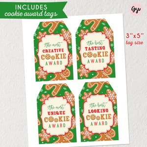 Printable CHRISTMAS COOKIE EXCHANGE Invitation, Cookie Swap Invite ...