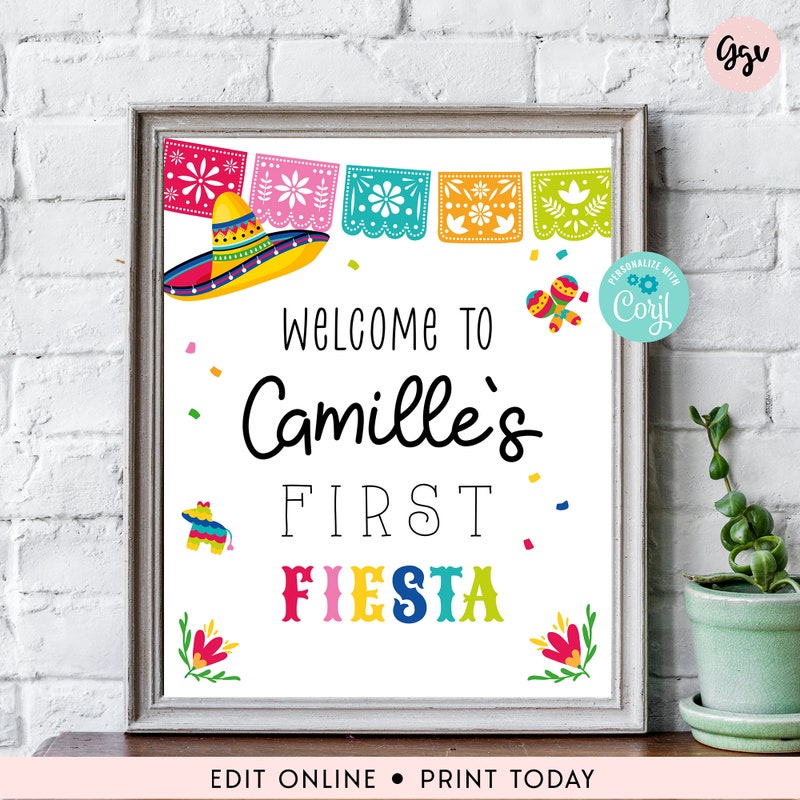 Fiesta Sign - Etsy