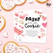 Valentine Paint Your Own Cookie Tag, Printable Cookie Tags, Cookie ...