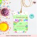 POP It Fidget Toy Party Favor Editable Tags Pastel Rainbow - Etsy