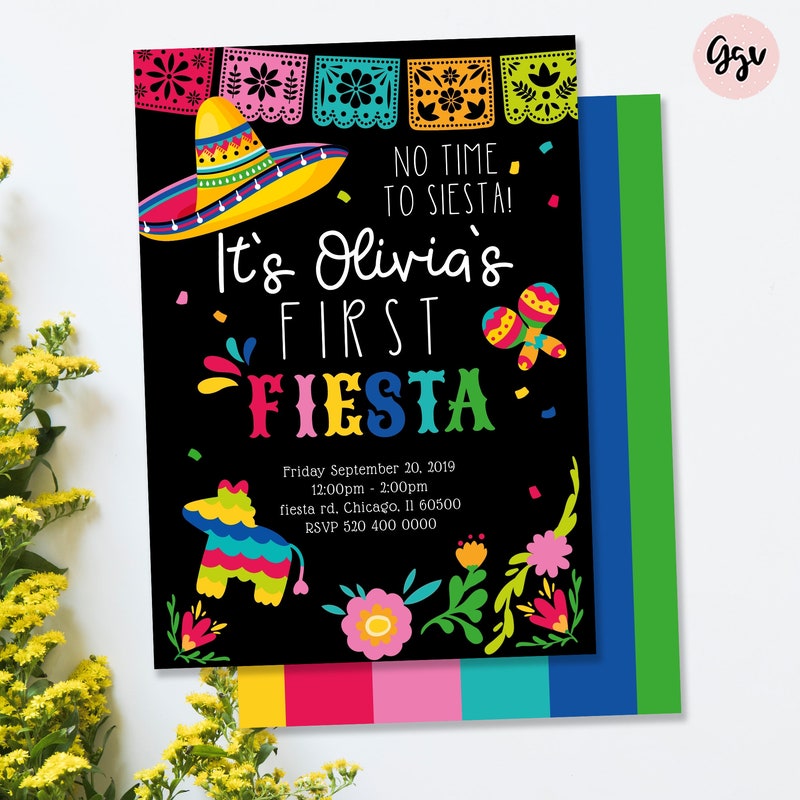 Fiesta Invite - Etsy