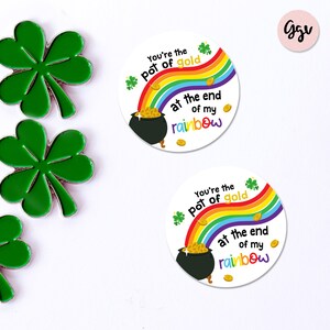 You're the Pot of Gold at the End of My Rainbow Tag, St Patricks ...