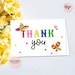 Mexican Fiesta Thank You Cards: Printable Birthday Party Notes (instant ...