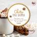 Chai Tea Bomb Tag: Christmas Printable Sticker (digital Download) - Etsy