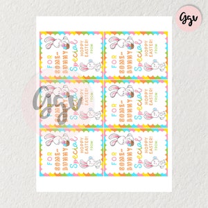 Some Bunny Special Easter Tags, Some Bunny Printable Tags, Printable ...