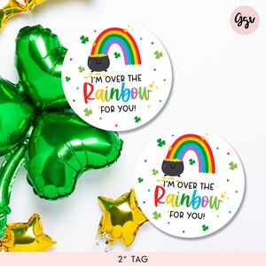 St. Patrick's Day Over the Rainbow for You Tags, St. Patricks Rainbow ...