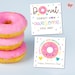 Donut Valentine's Day Printable Tags Donut Forget How - Etsy