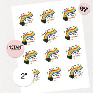 You're the Pot of Gold at the End of My Rainbow Tag, St Patricks ...