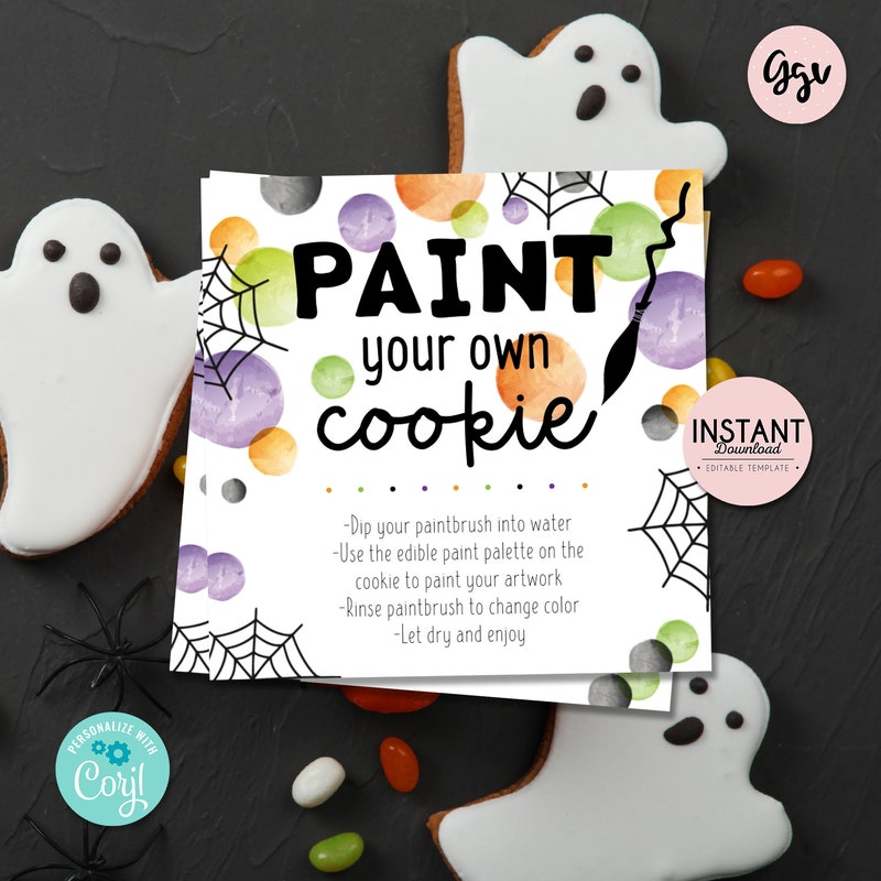 Paint Your Own Cookie - Etsy
