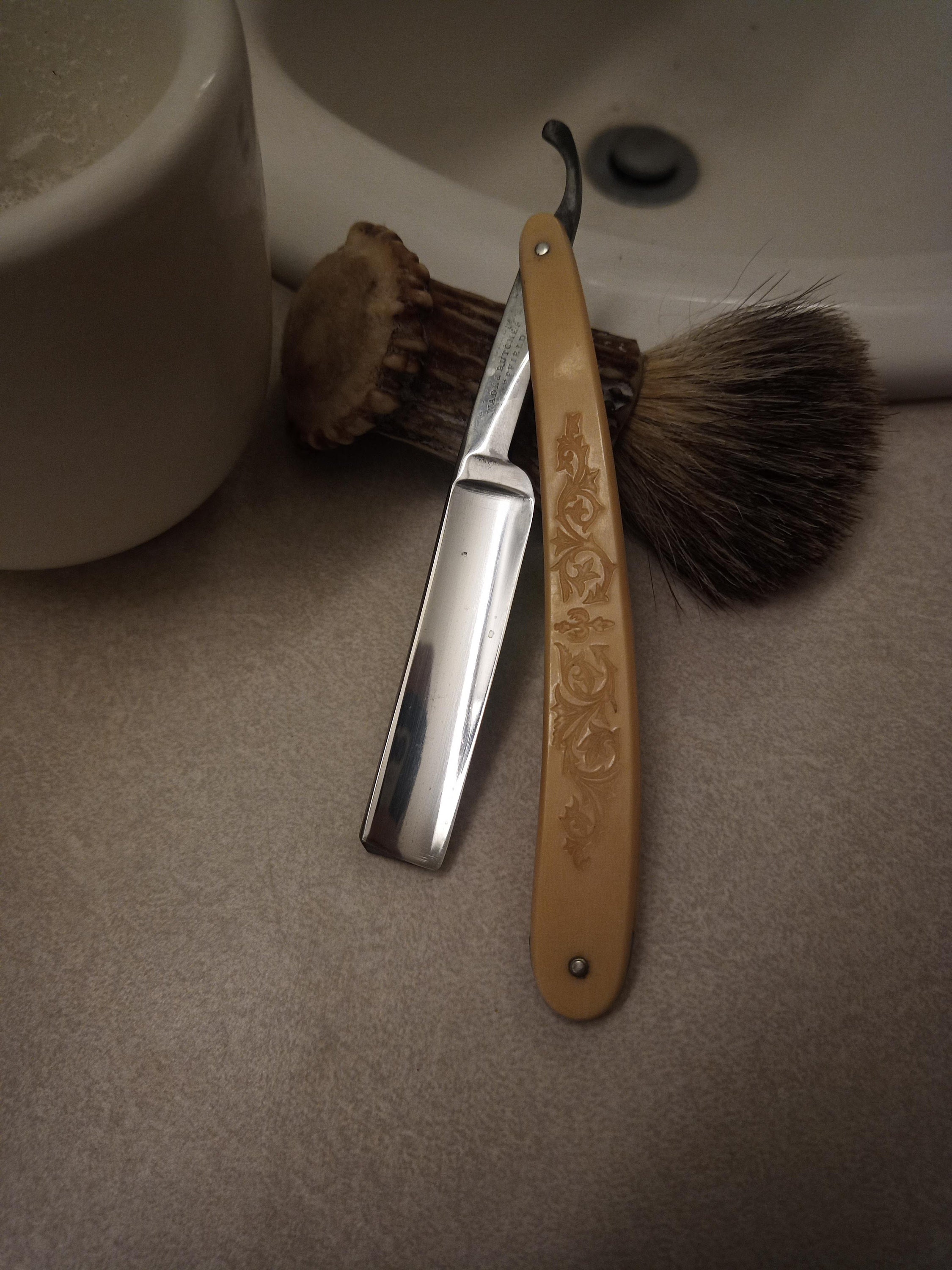 Shave Ready Wade and Butcher Antique Engraved Straight Razor - Etsy