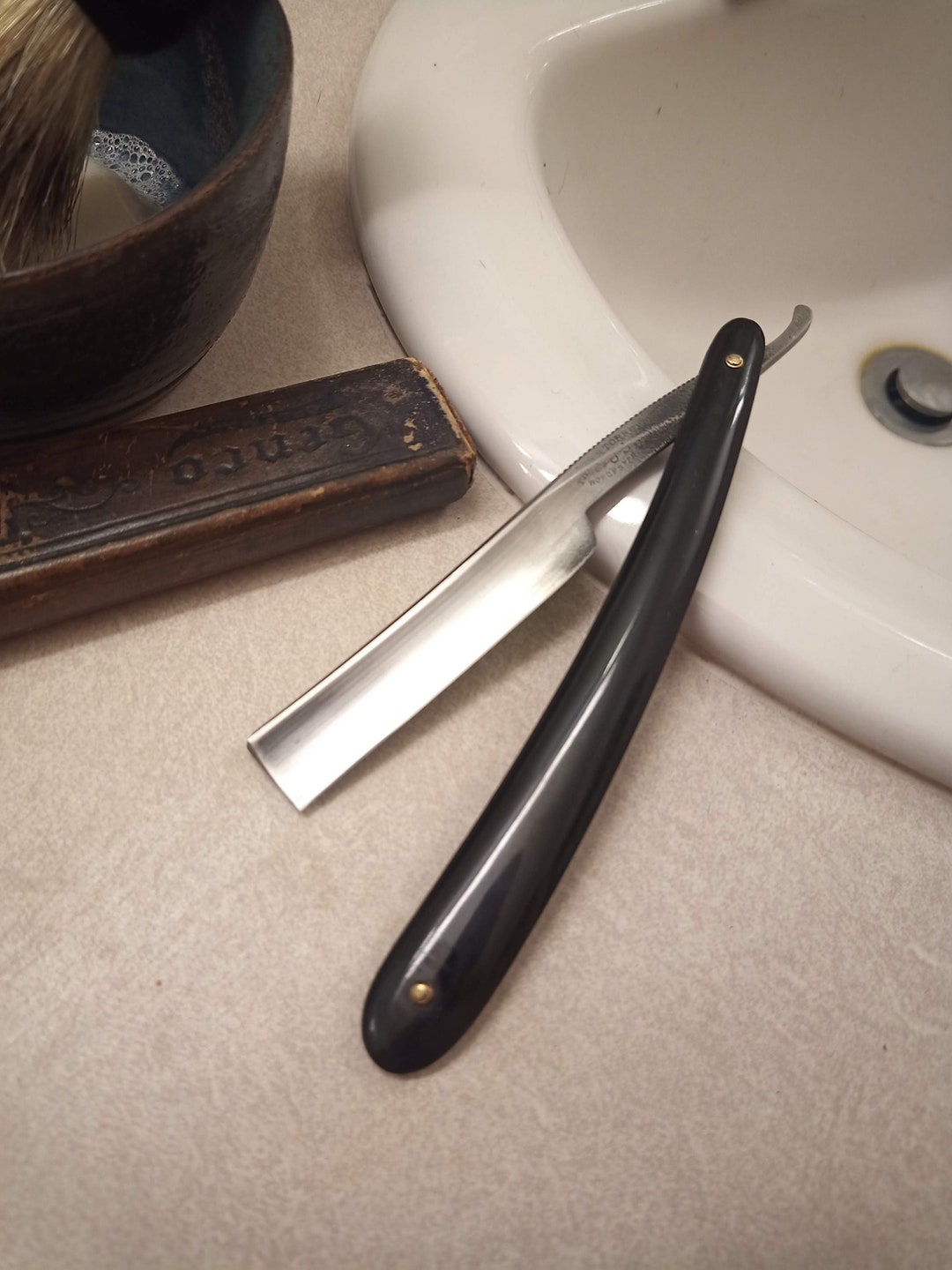 Shave-ready Antique American Torrey Brand Straight Razor - Etsy UK