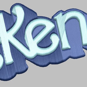 Barbie Ken Embroidery Machine Files - Etsy