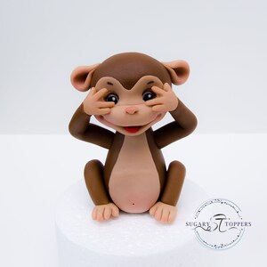 Monkey Cake Topper for Cake Decorating Birthday Cake for Kids Made From ...