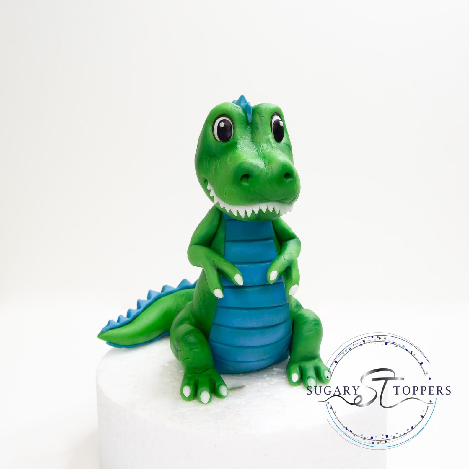 Handmade Dinosaur Cake Topper, Sugarpaste Fondant T-rex - Etsy