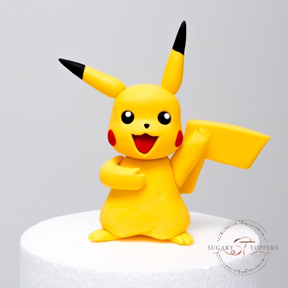 Pikachu Cake Topper for Cake Decorating Pokemon Birthday Cake | Etsy