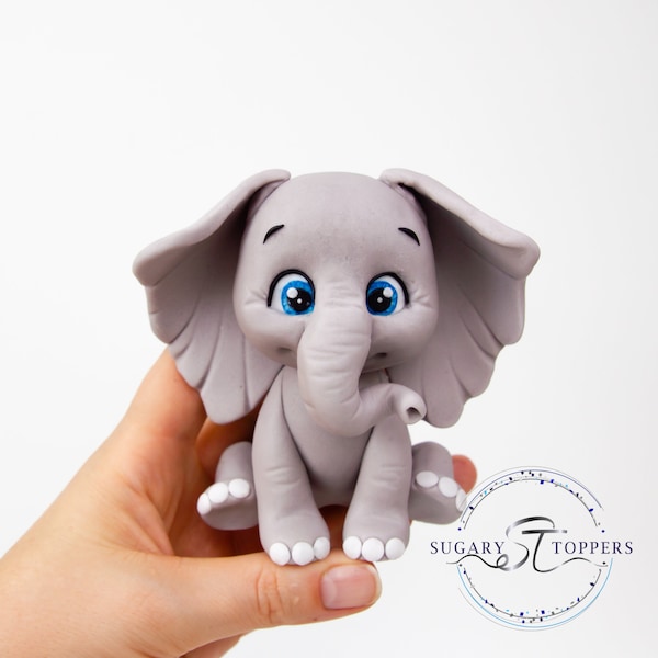Elephant Cake Topper - Etsy