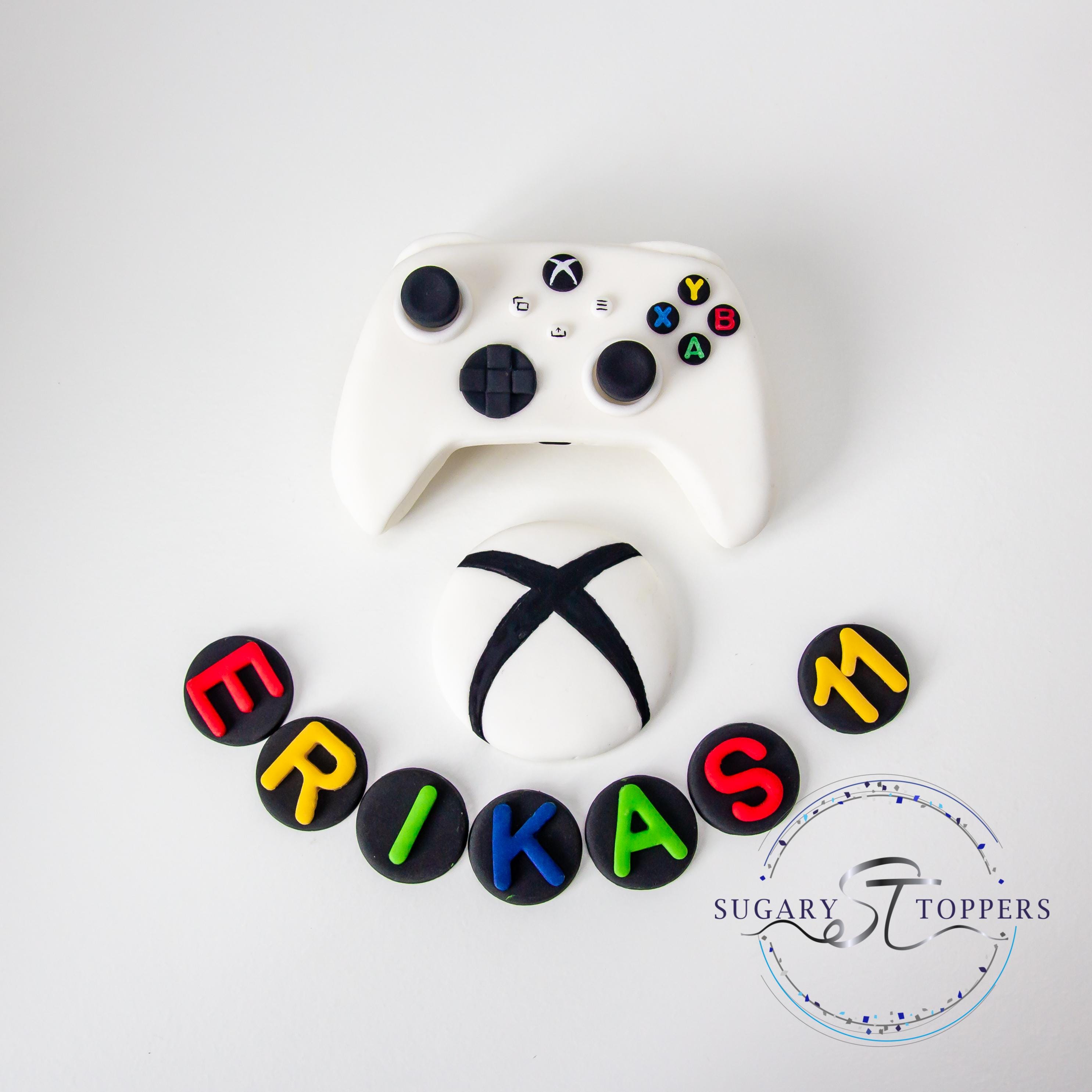 Xbox Controller Fondant Cake Topper, Gamer Birthday Decoration - Etsy